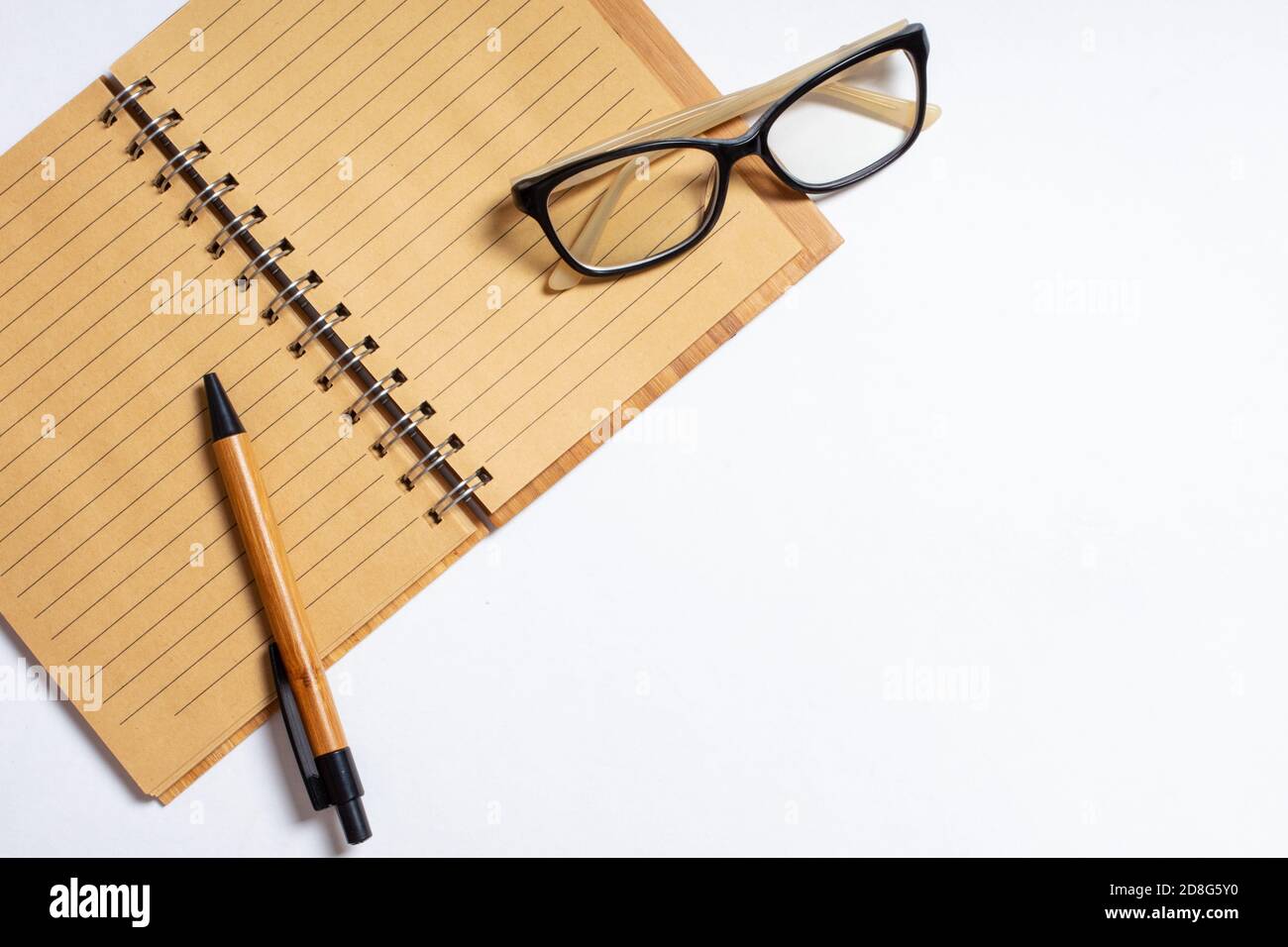 Open Notebook With Pencil Clipart