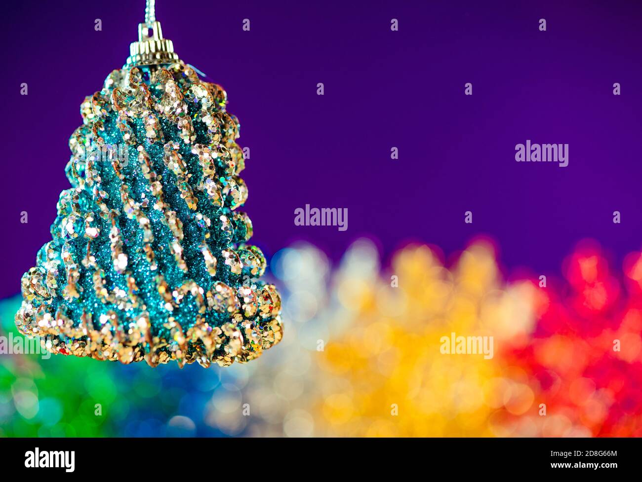 colorful christmas background with small decorative elements Stock ...