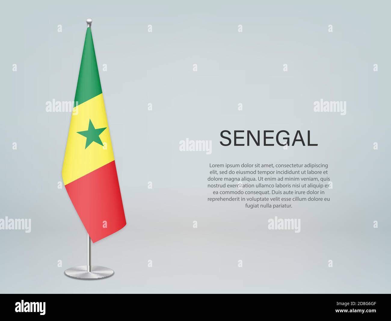 Senegal flag standard hi-res stock photography and images - Alamy
