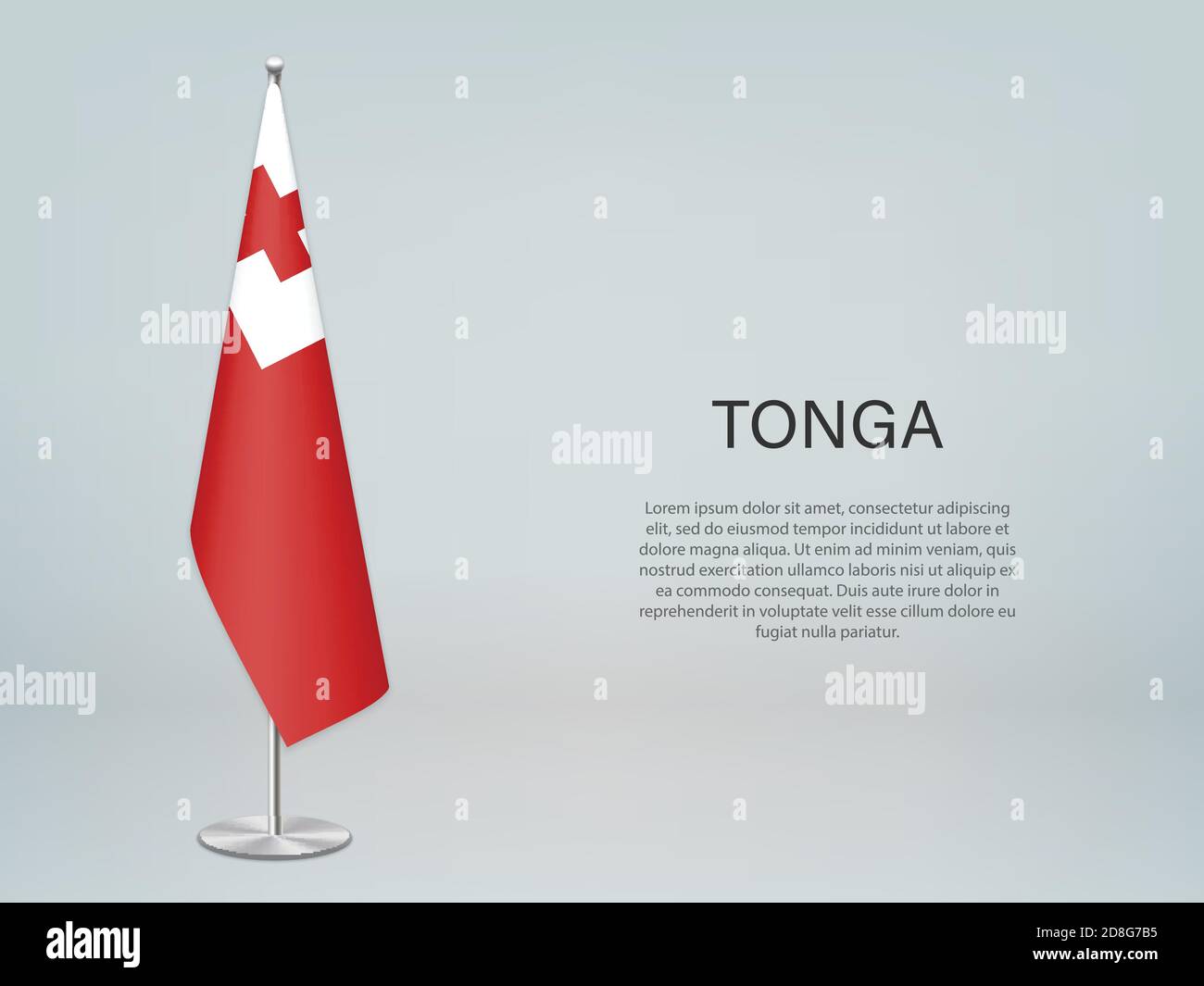 Tonga national flag hi-res stock photography and images - Alamy