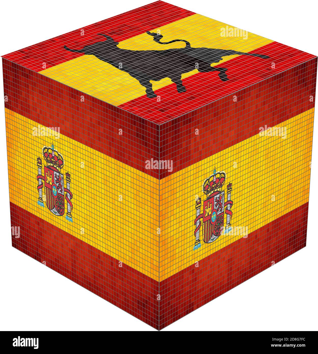 Bandera espana Stock Vector Images - Alamy