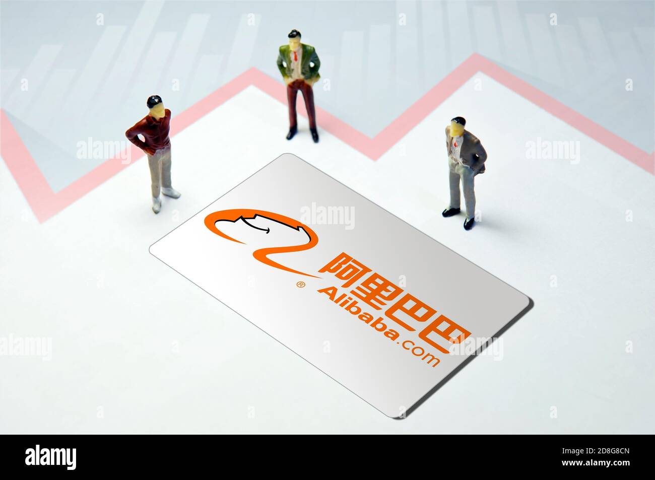 In this unlocated and undated photo, the logo of Alibaba Group, a ...