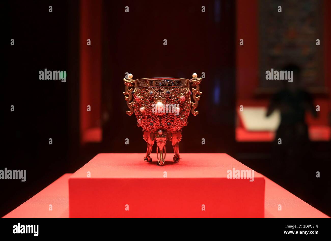 A special exhibition has been set up at the entrance of the Palace ...