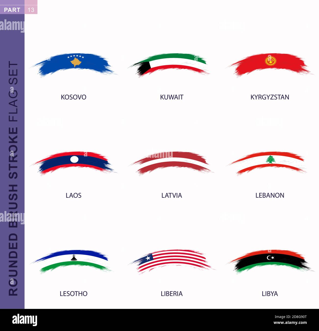 Country flags rounded hi-res stock photography and images - Alamy