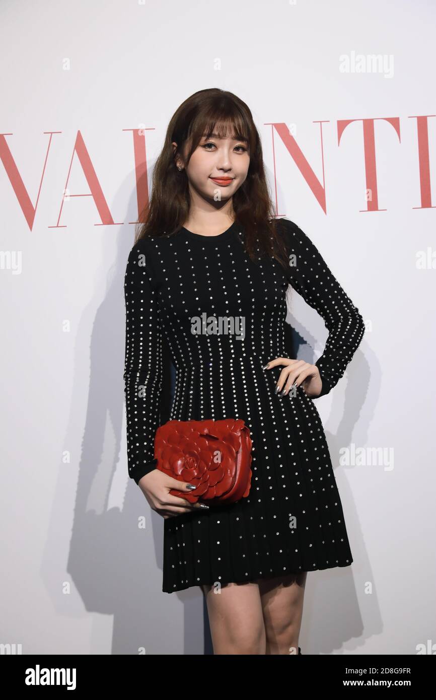 Chinese actress and singer Yu Shuxin also known as Esther Yu, attends ...