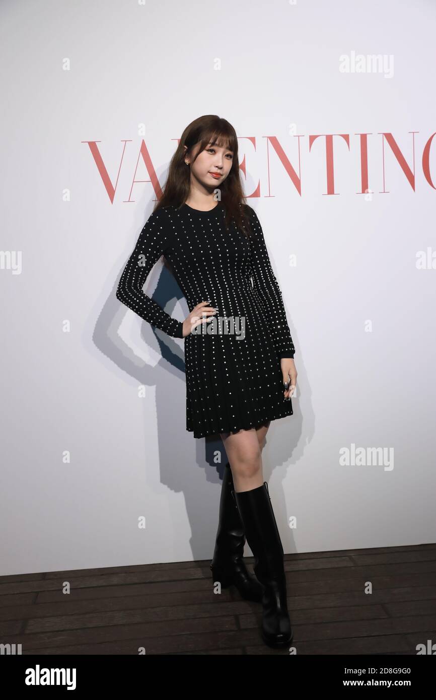 Chinese actress and singer Yu Shuxin also known as Esther Yu, attends ...