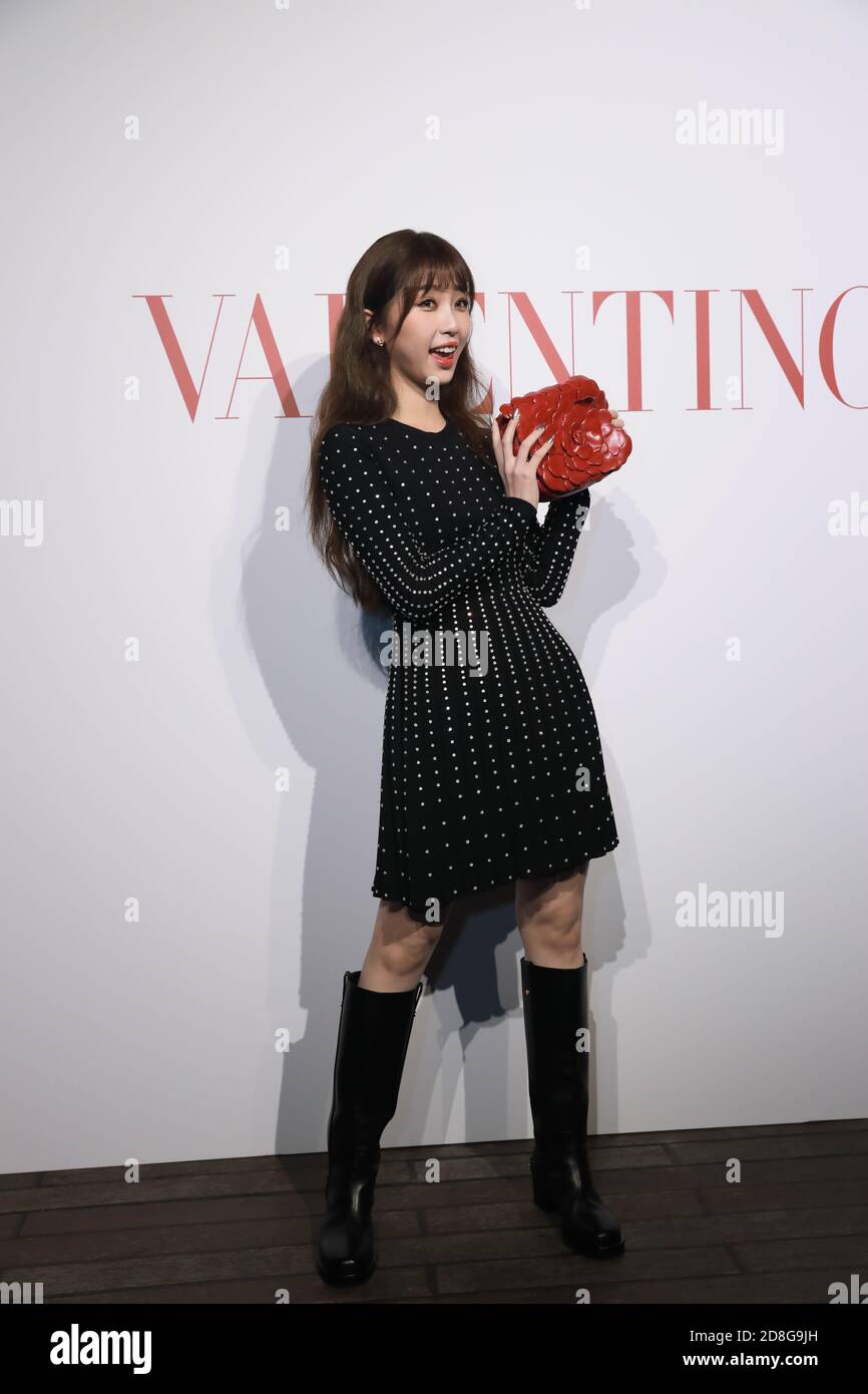 Chinese actress and singer Yu Shuxin also known as Esther Yu, attends ...