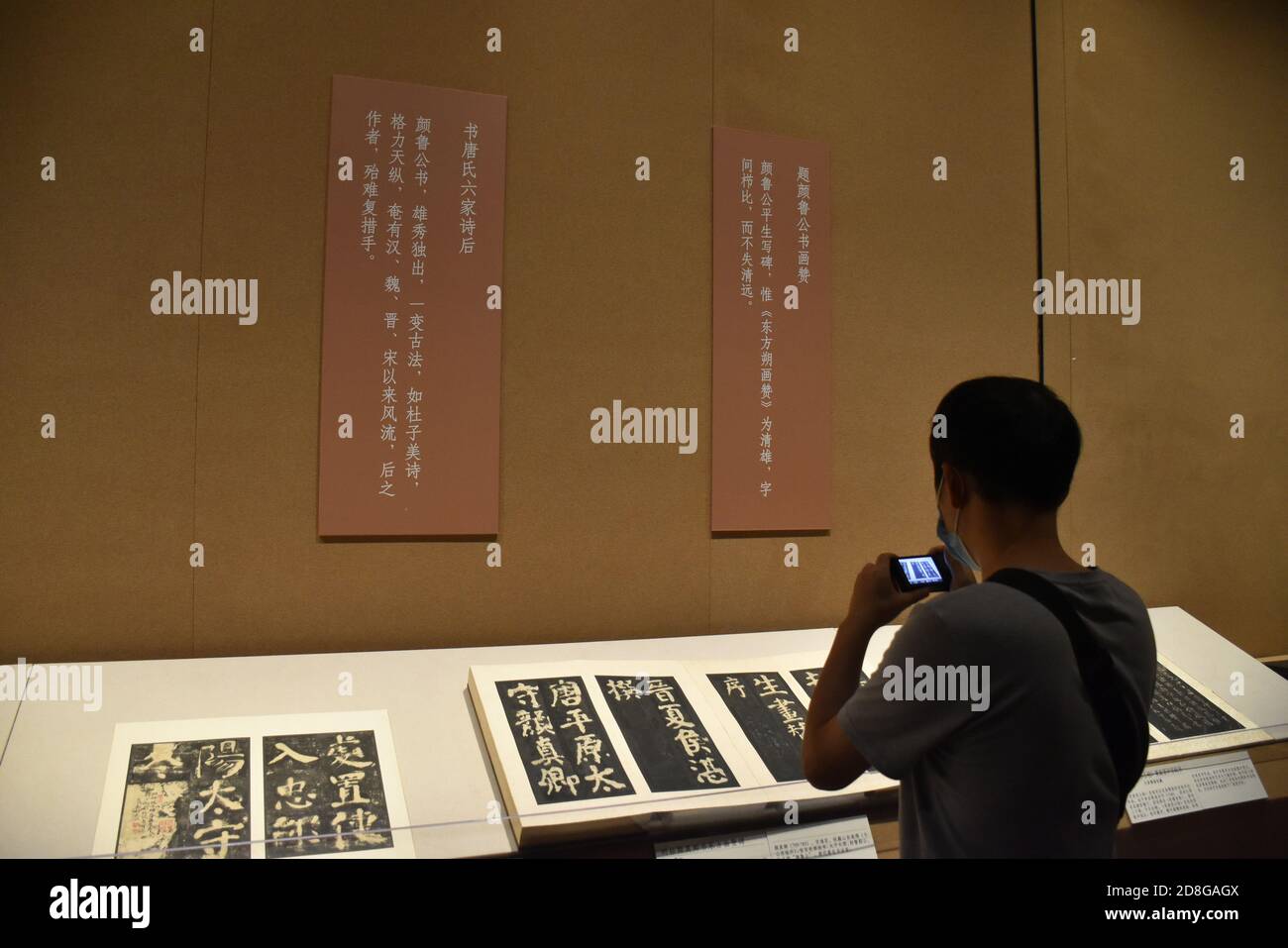 Calligraphy works and paintings by Su Shi, a Chinese poet and writer of ...
