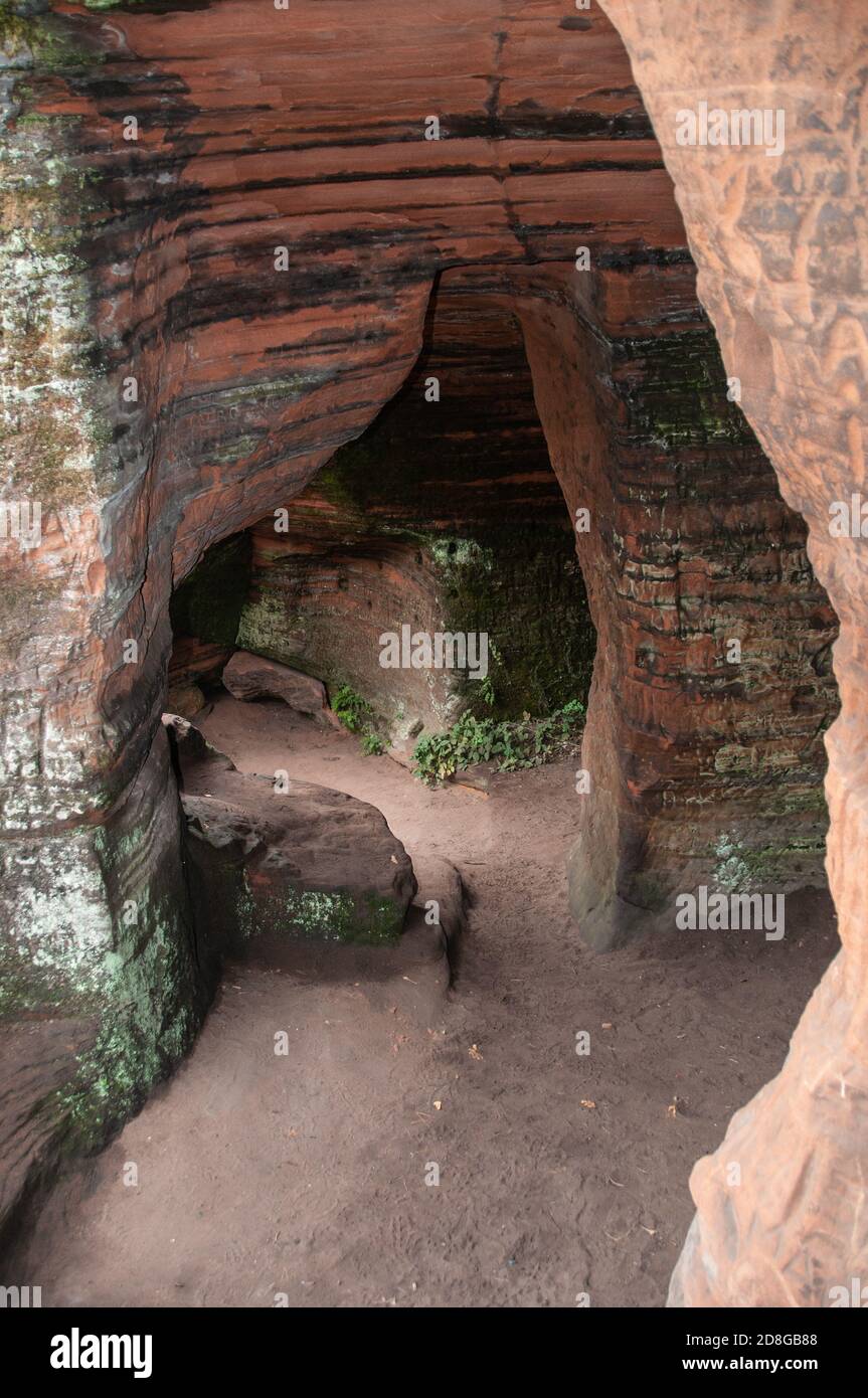 Around the UK - Nanny's Rock, Kinver Edge Stock Photo - Alamy