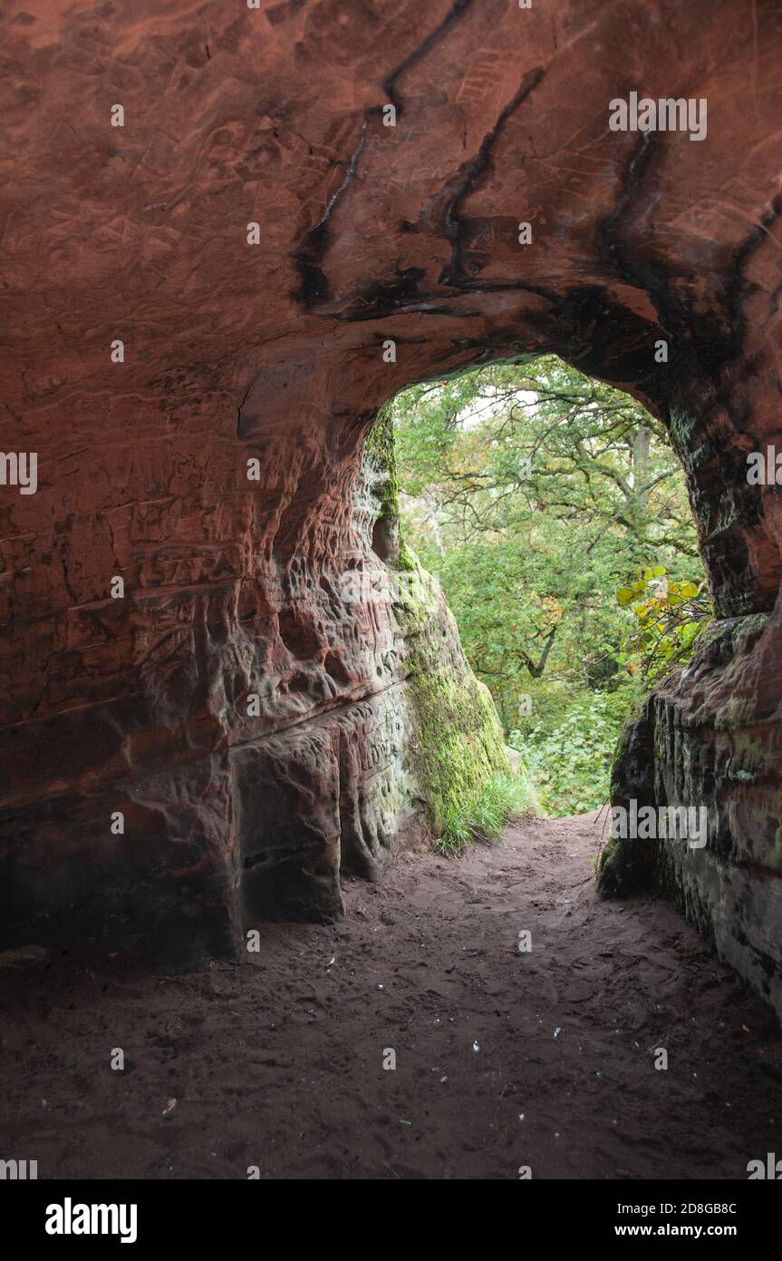 Around the UK - Nanny's Rock, Kinver Edge Stock Photo - Alamy
