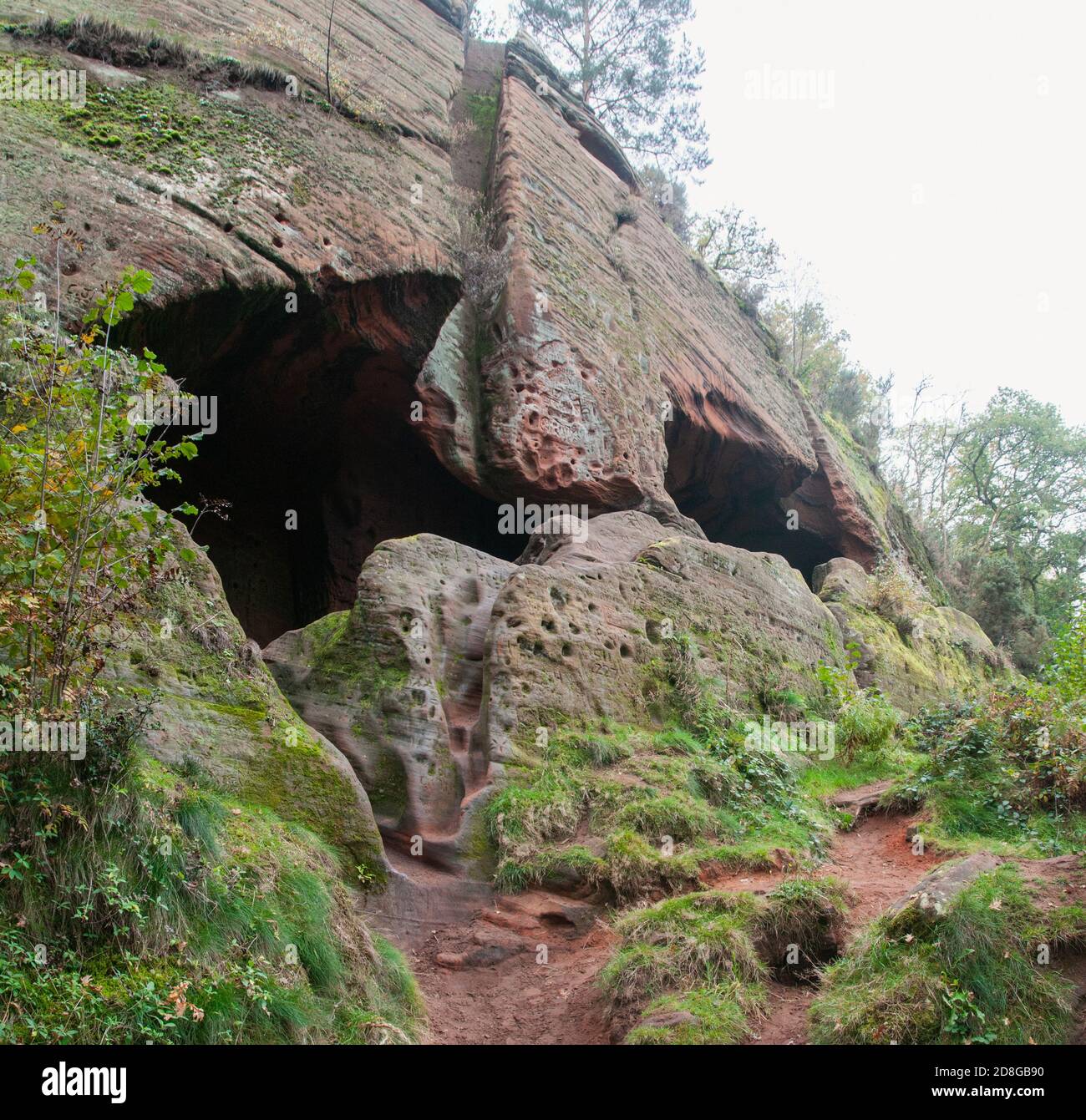 Around the UK - Nanny's Rock, Kinver Edge Stock Photo - Alamy