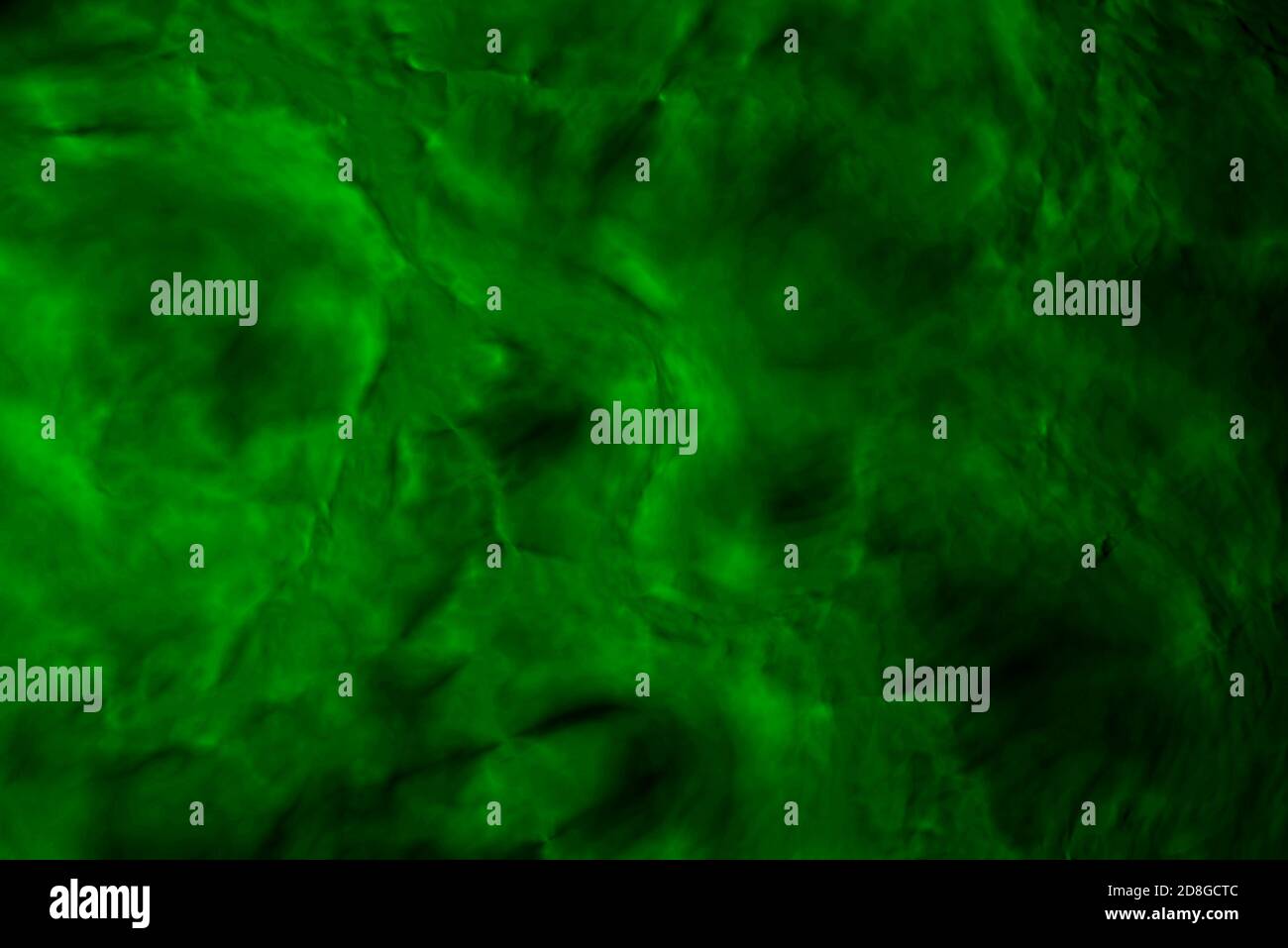 Abstract green background with blurry texture. Color spots on an empty ...