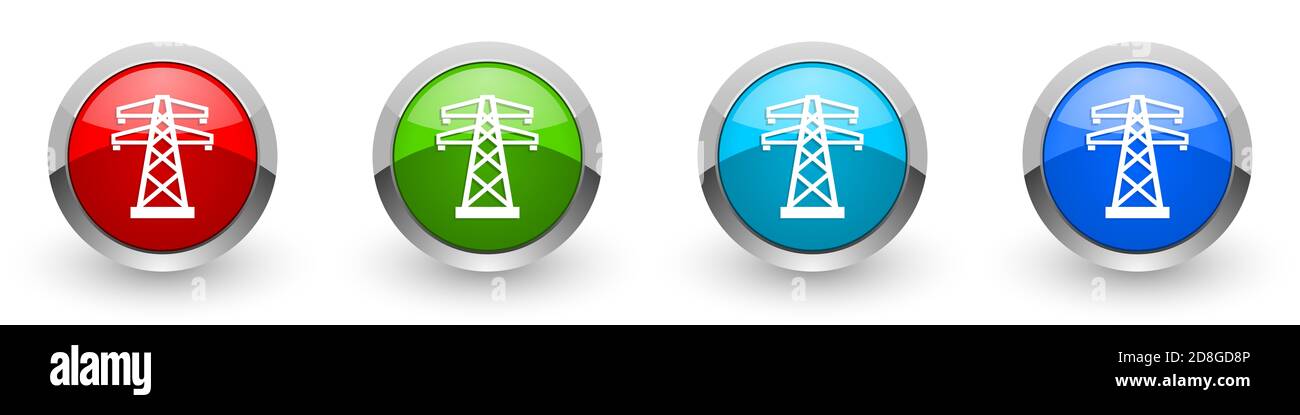 Infrastructure web icons in Cut Out Stock Images & Pictures - Alamy