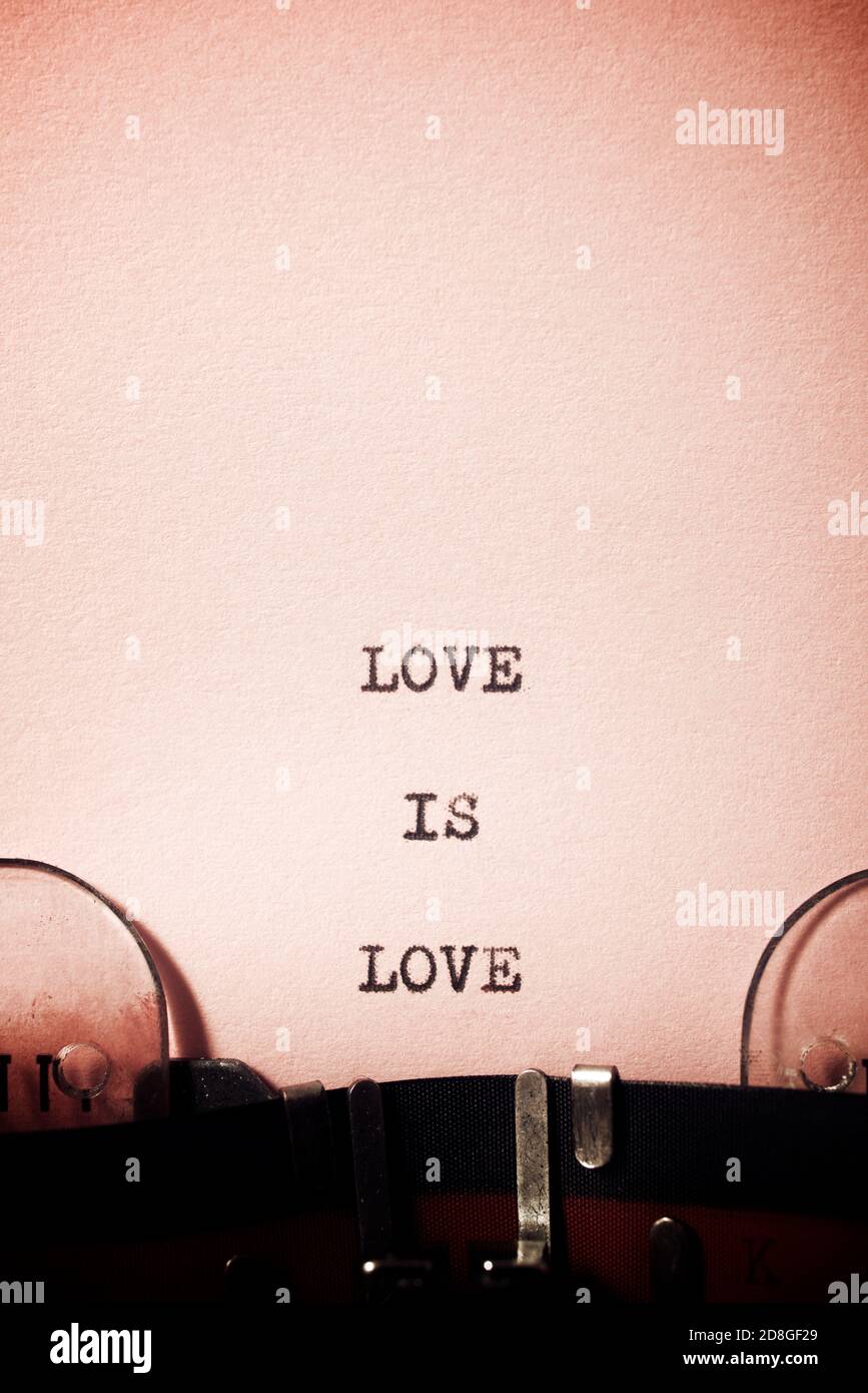 Vintage typewriter close up love story hi-res stock photography and ...