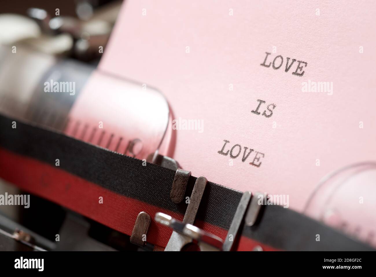 Vintage Typewriter Close Up Love Story High Resolution Stock ...