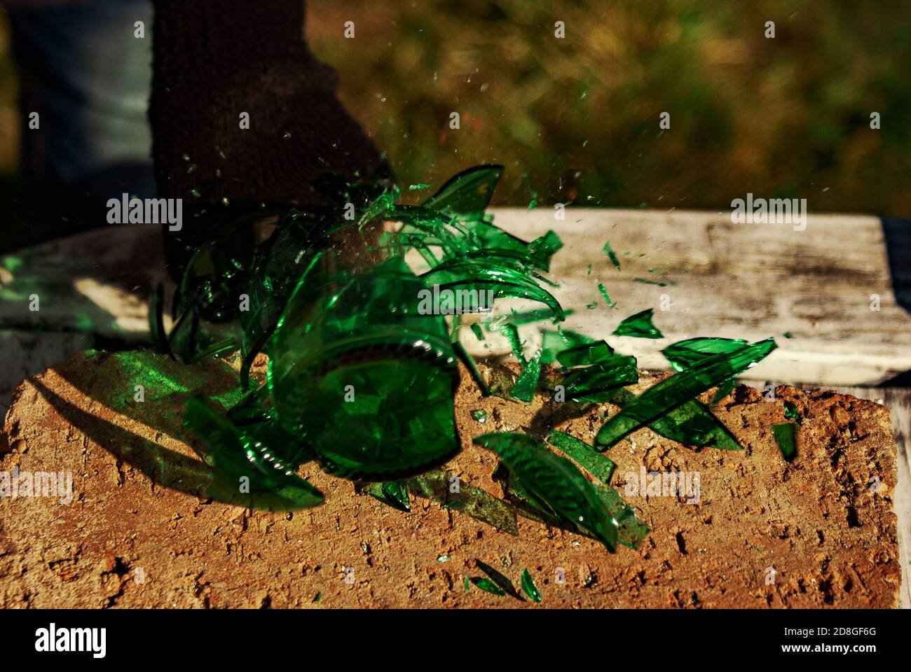 Glass bottle fragment hi-res stock photography and images - Alamy