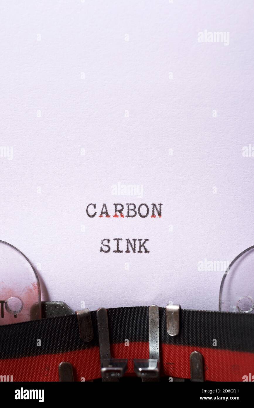 Carbon Sink Phrase Written With A Typewriter Stock Photo Alamy carbon-sink-phrase-written-with-a-typewriter-stock-photo-alamy