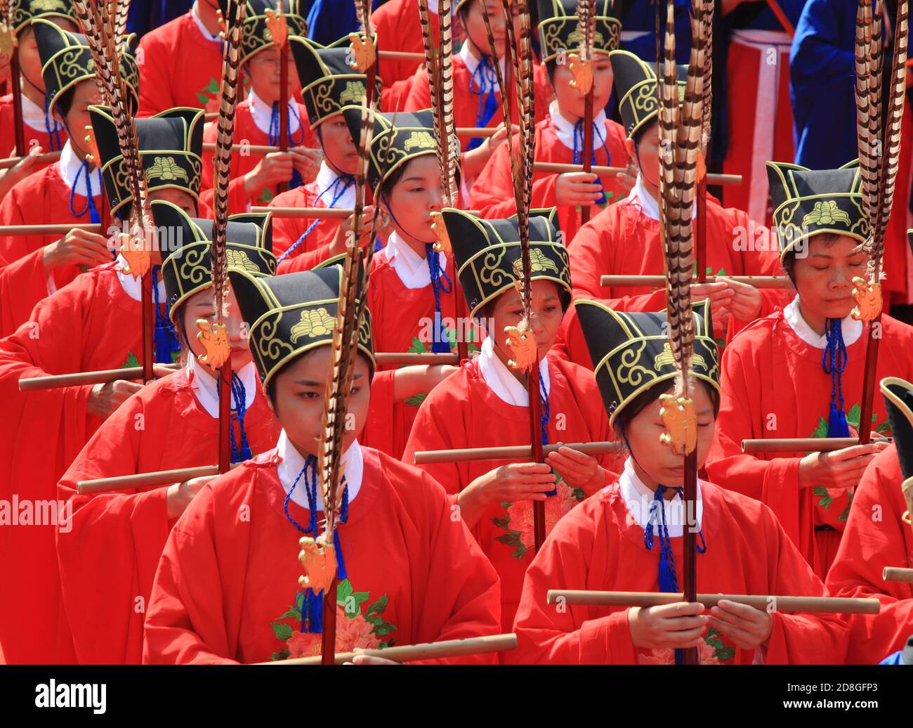 Descendants of Confucius, a Chinese philosopher and politician of the ...
