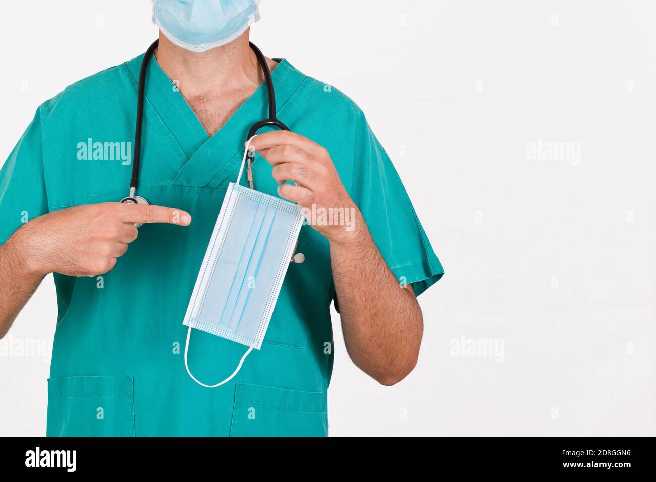 Medical doctor with mask Stock Photo - Alamy