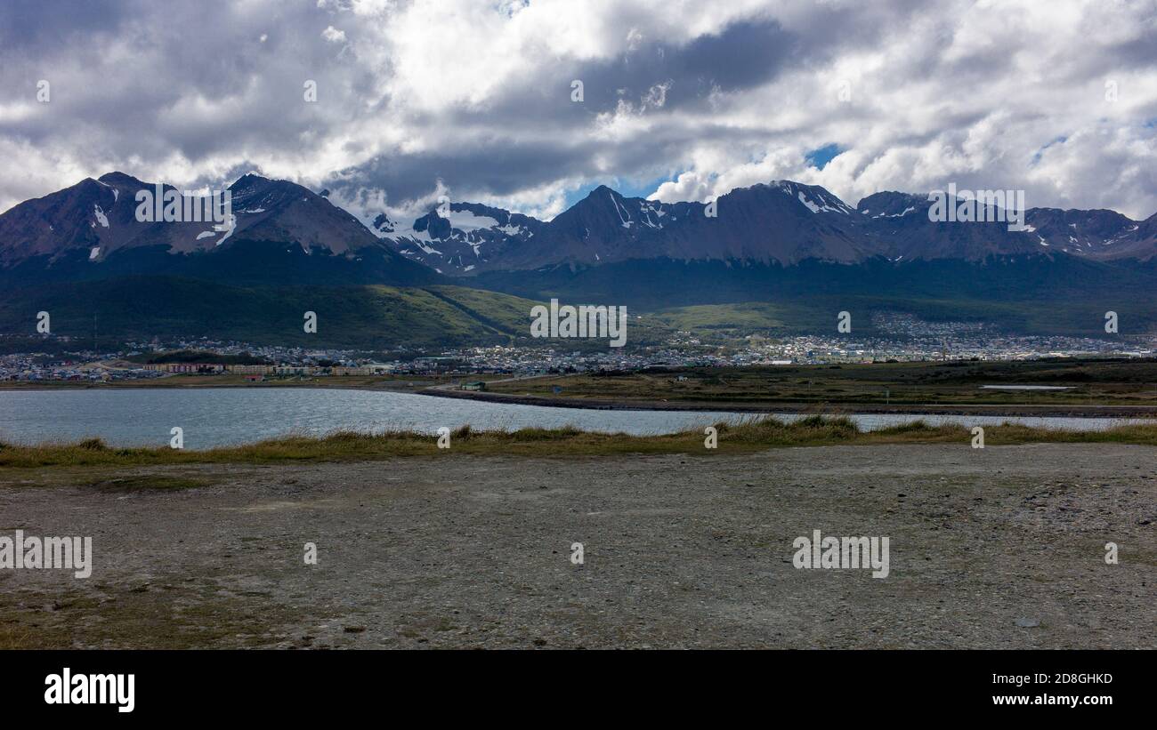 --FILE--The street view of the southernmost city in the world, known as ...