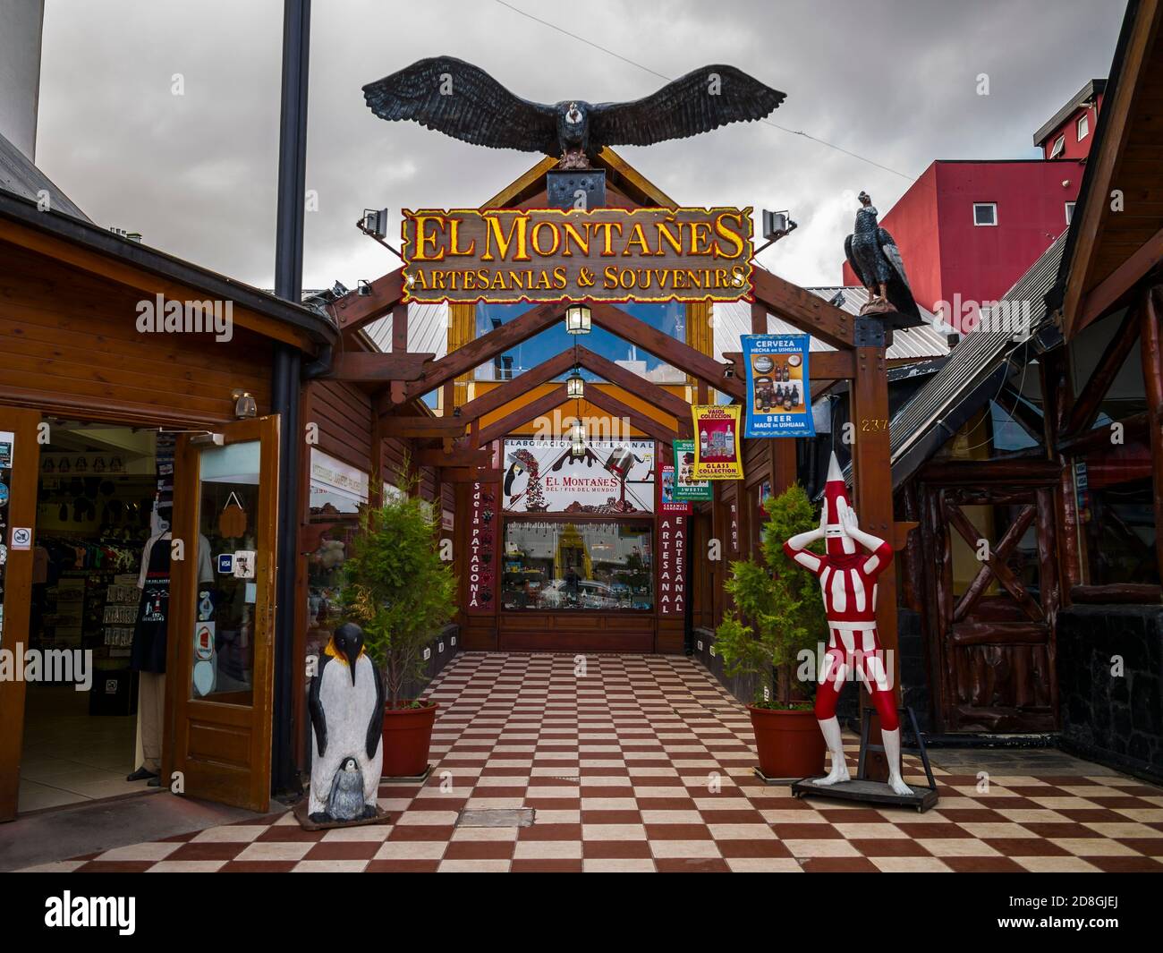 --FILE--The street view of the southernmost city in the world, known as ...