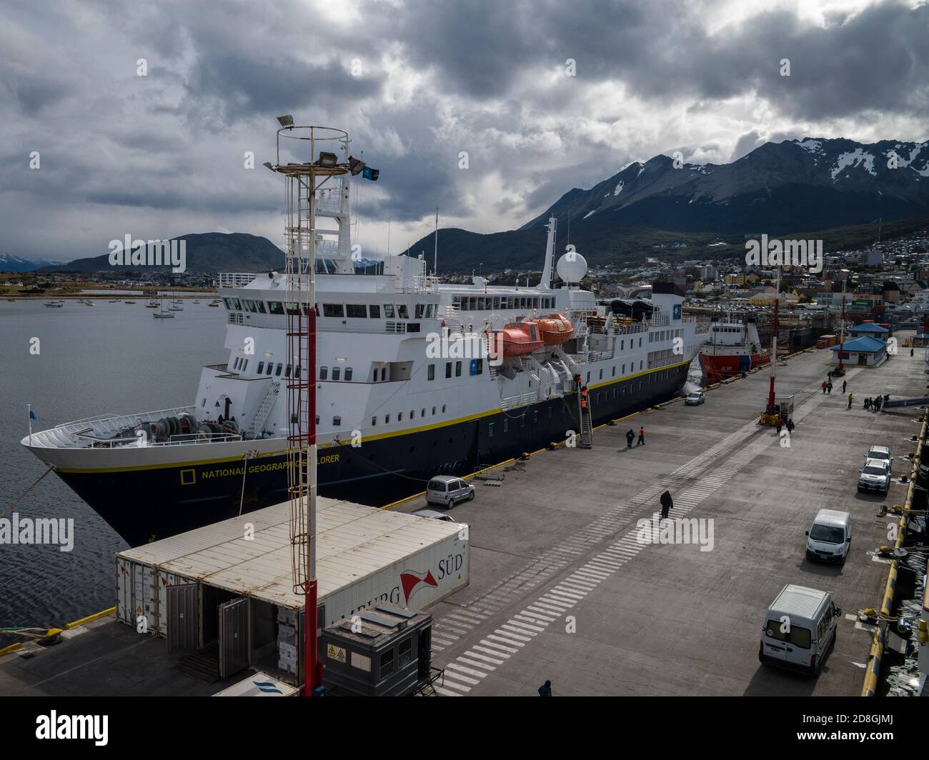 --FILE--The street view of the southernmost city in the world, known as ...