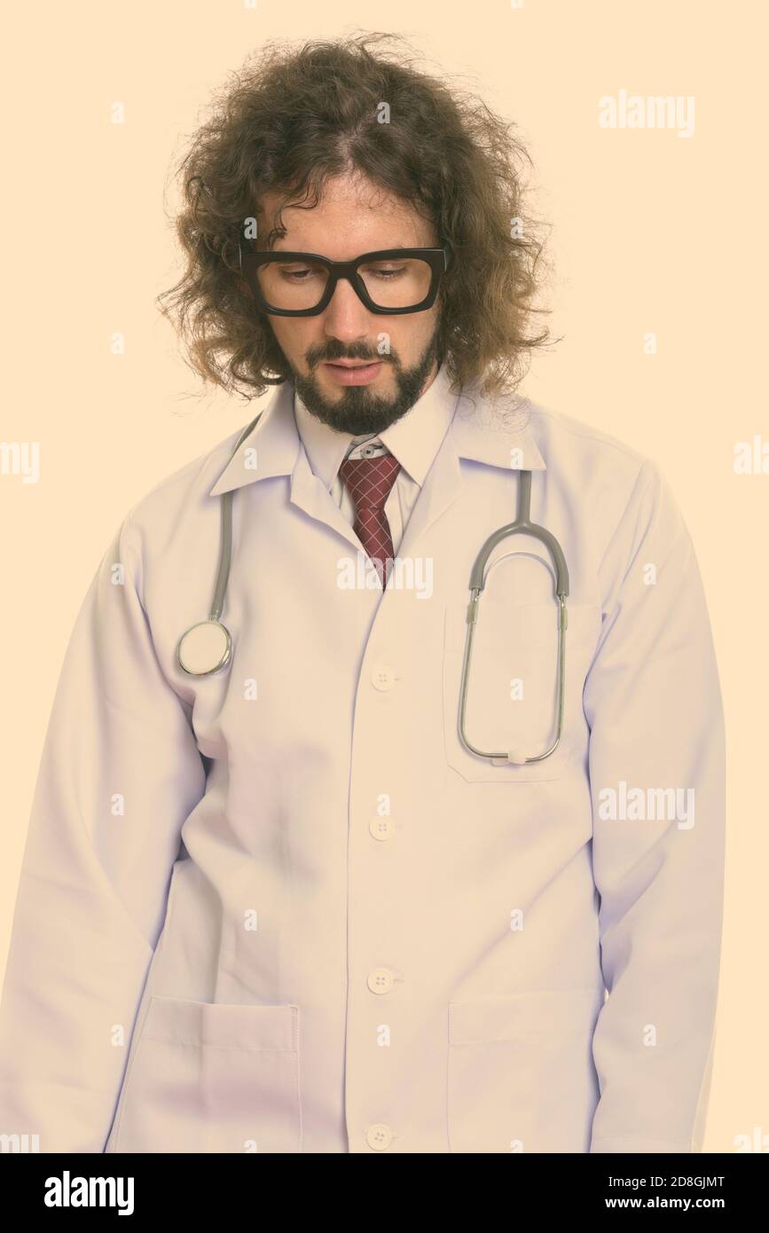 Exhausted tired doctor hi-res stock photography and images - Alamy