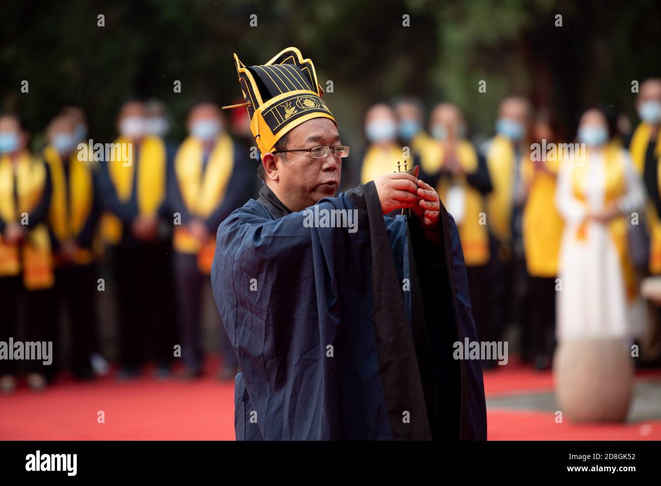 Citizens of all kinds including descendants of Confucius, a Chinese ...