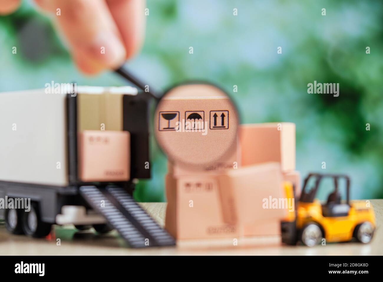 Truck customs checking hi-res stock photography and images - Alamy