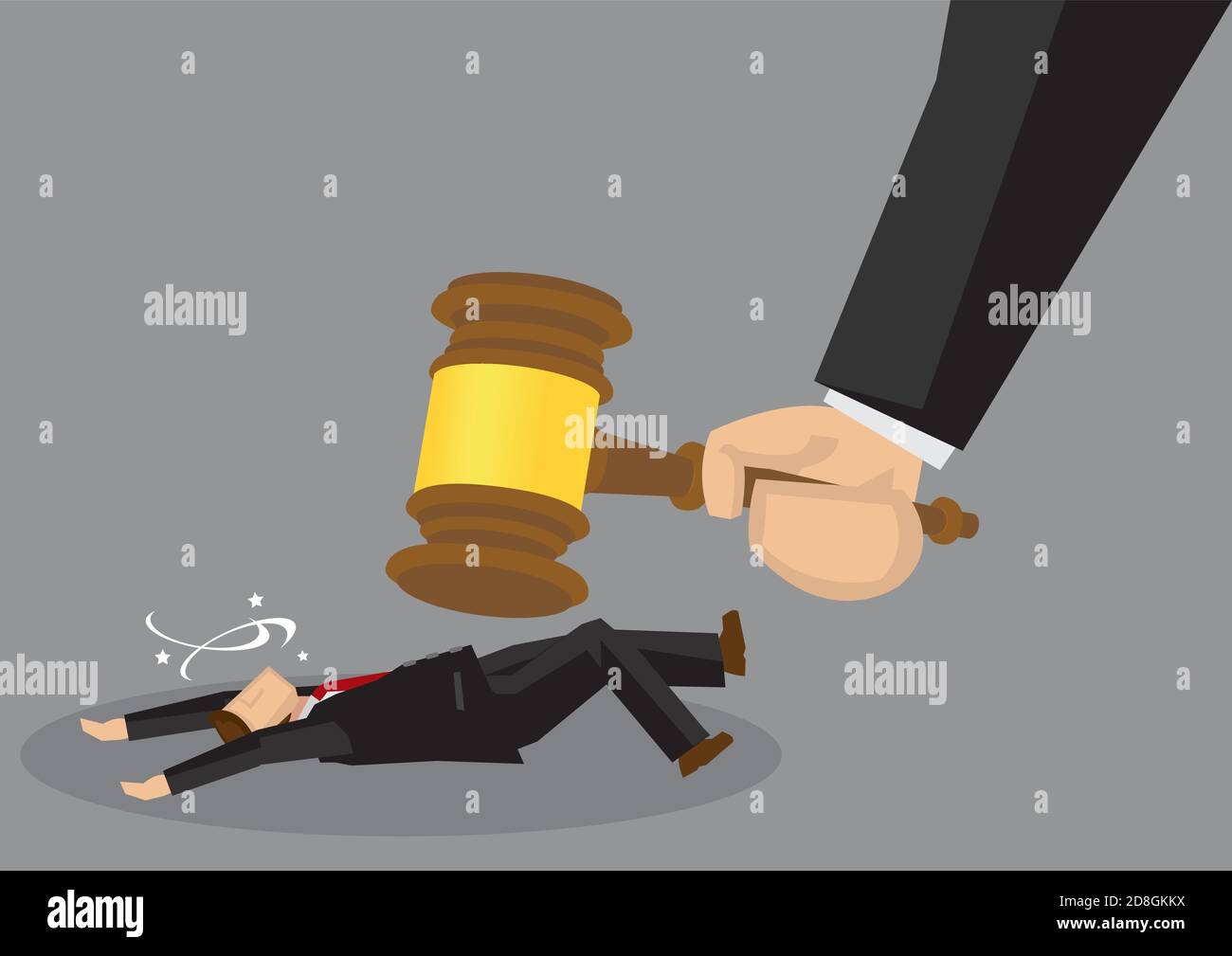 Killed a giant Stock Vector Images - Alamy