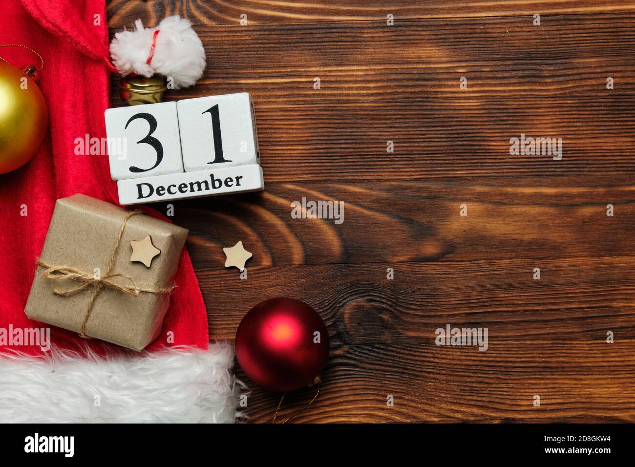 New year concept thirty-first december copy space Stock Photo - Alamy