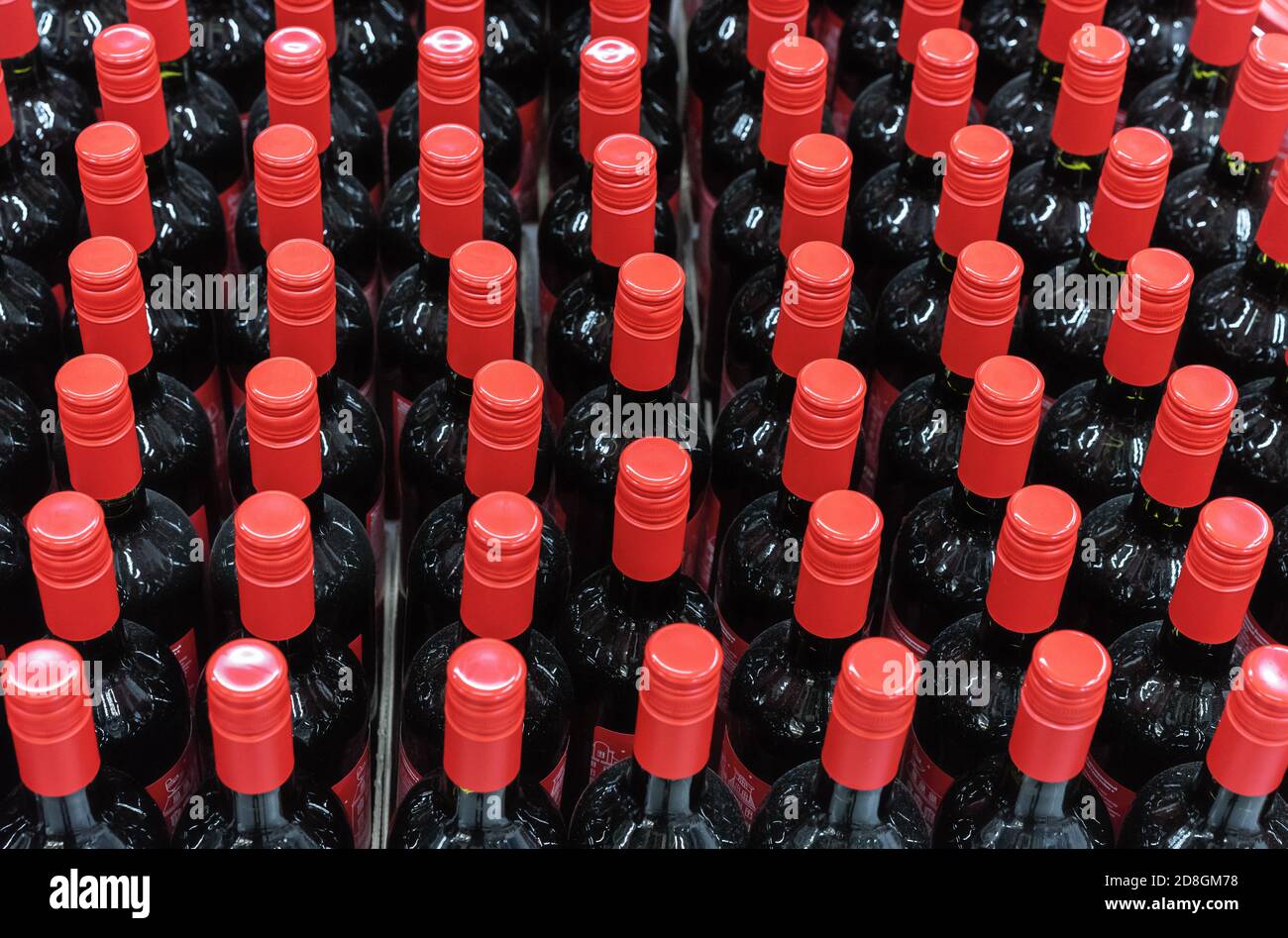 Bright red caps hi-res stock photography and images - Alamy