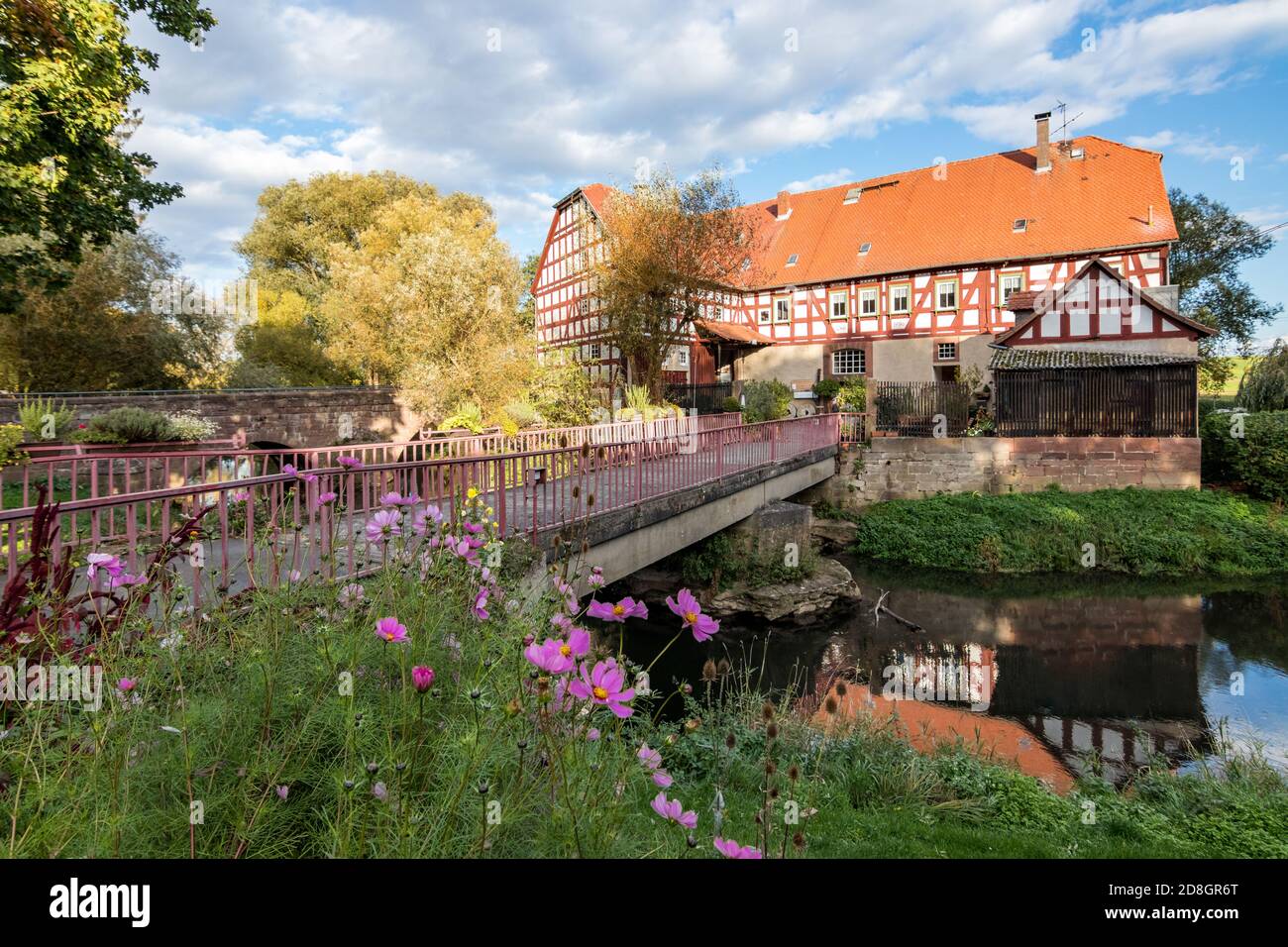 old flour mill at the Ohm Stock Photo - Alamy