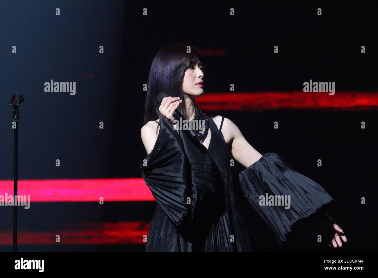 Taiwanese singer and actress Tarcy Su performs in her concert "Flowers ...