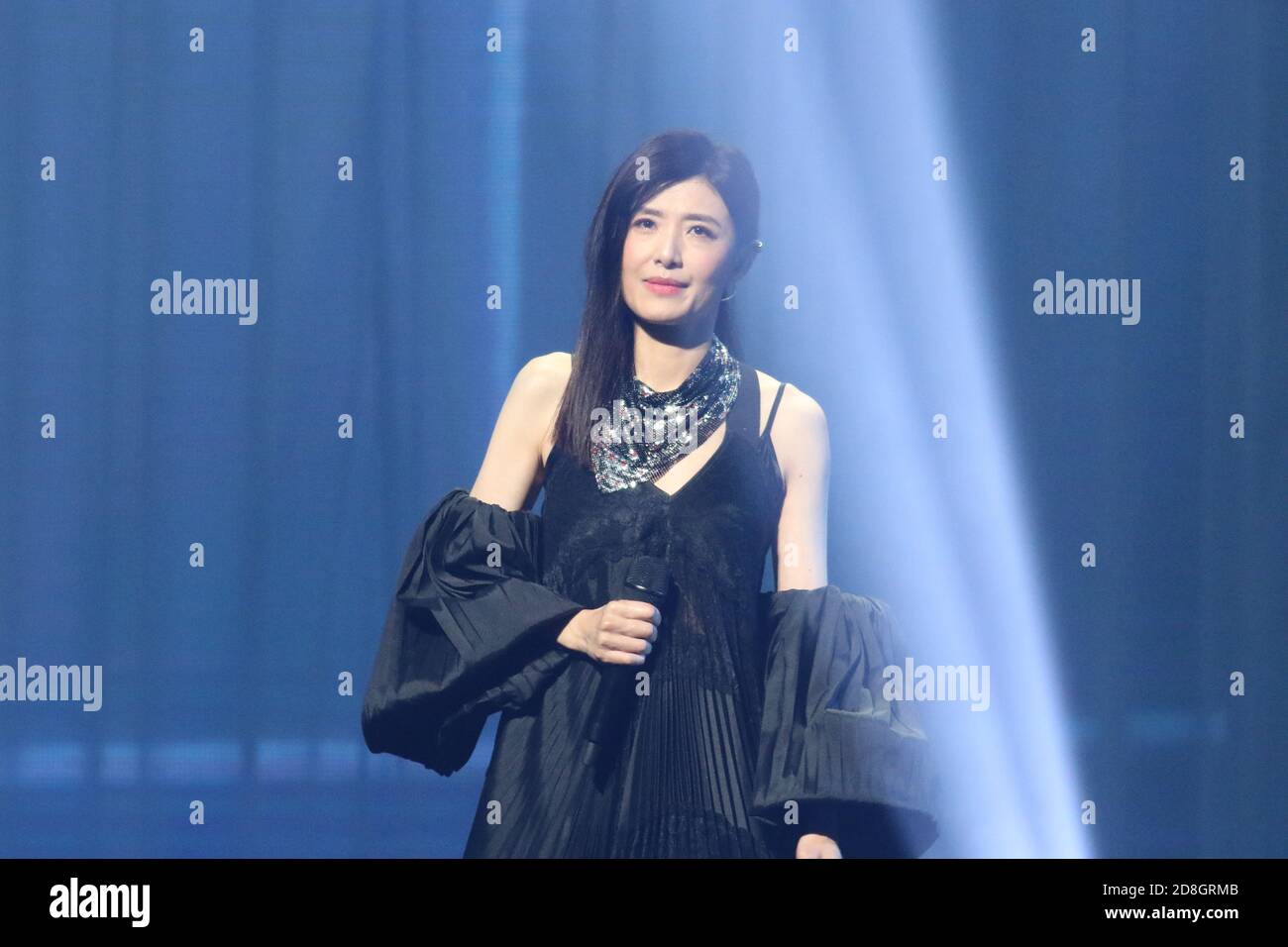 Taiwanese singer and actress Tarcy Su performs in her concert "Flowers ...