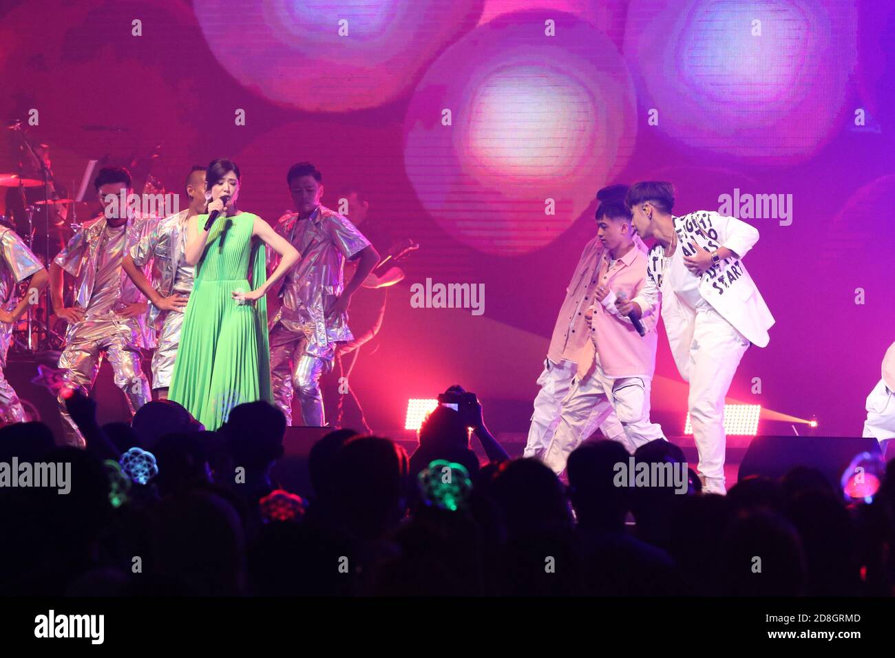 Taiwanese singer and actress Tarcy Su performs in her concert "Flowers ...