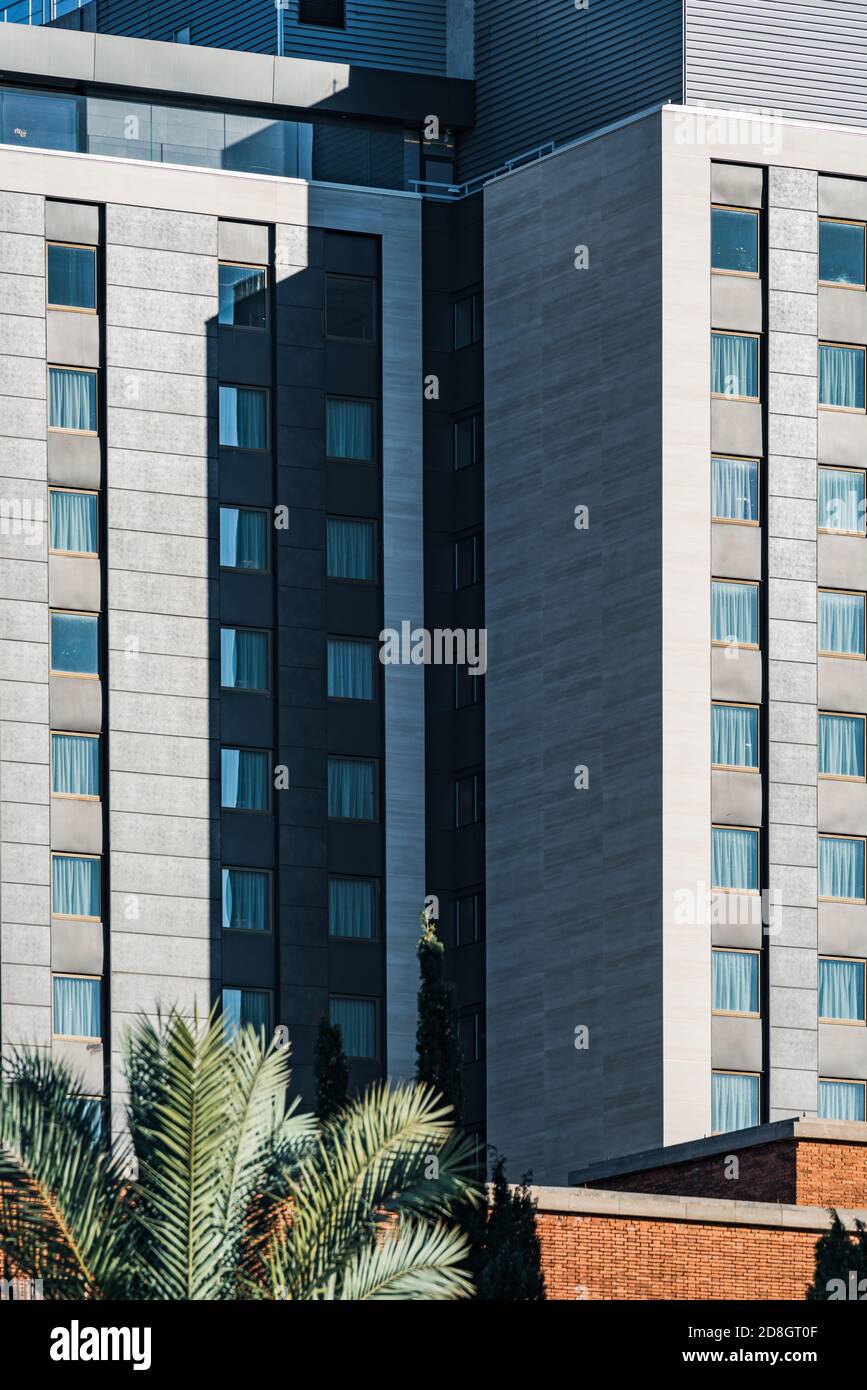 Modern facades of an urban building Stock Photo - Alamy