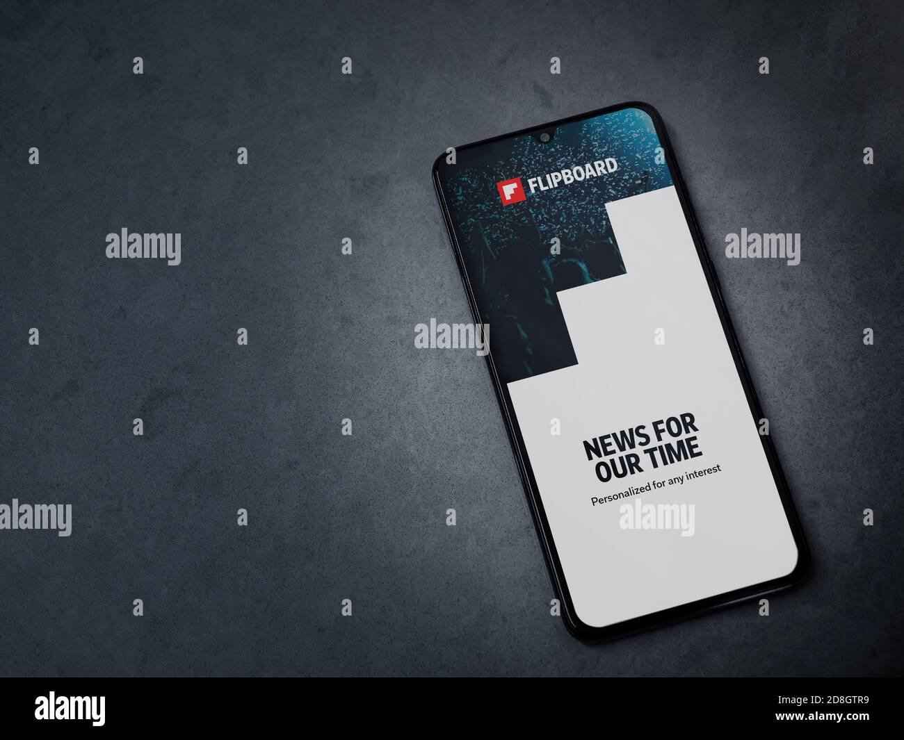 Flipboard App Logo Lod, Israel July 8, 2020: Flipboard App Launch