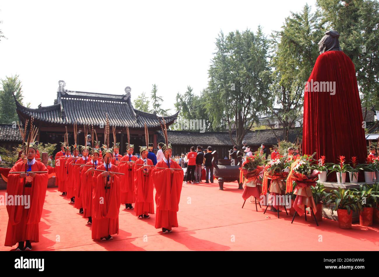 Descendants of Confucius, a Chinese philosopher and politician of the ...