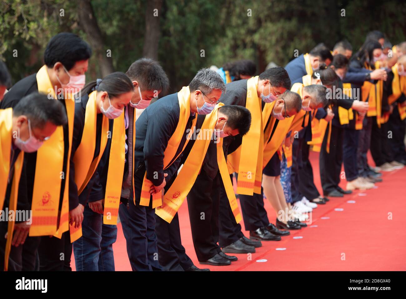 Citizens of all kinds including descendants of Confucius, a Chinese ...
