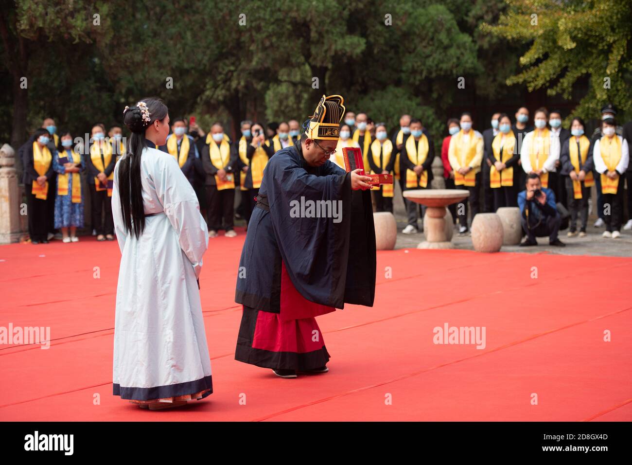 Citizens of all kinds including descendants of Confucius, a Chinese ...