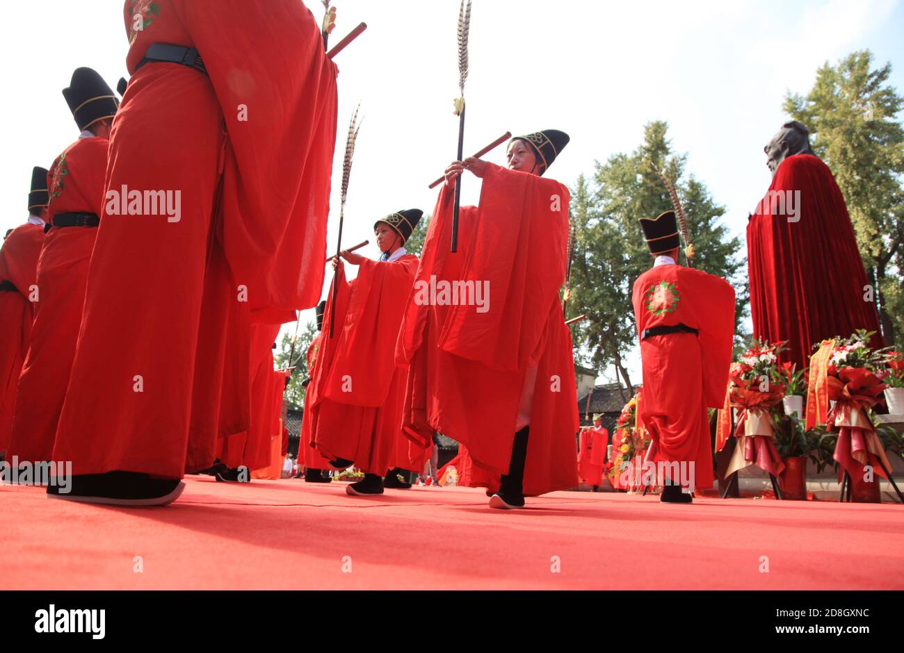 Descendants of Confucius, a Chinese philosopher and politician of the ...
