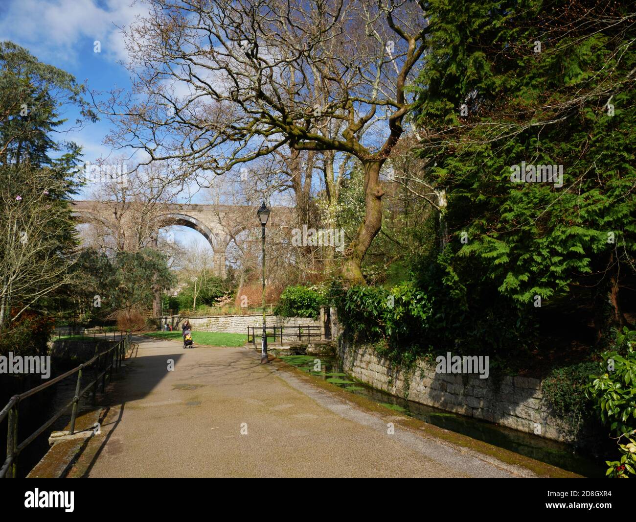 The Leats and Carvedras Viaduct near Victoria Gardens, Truro, Cornwall ...