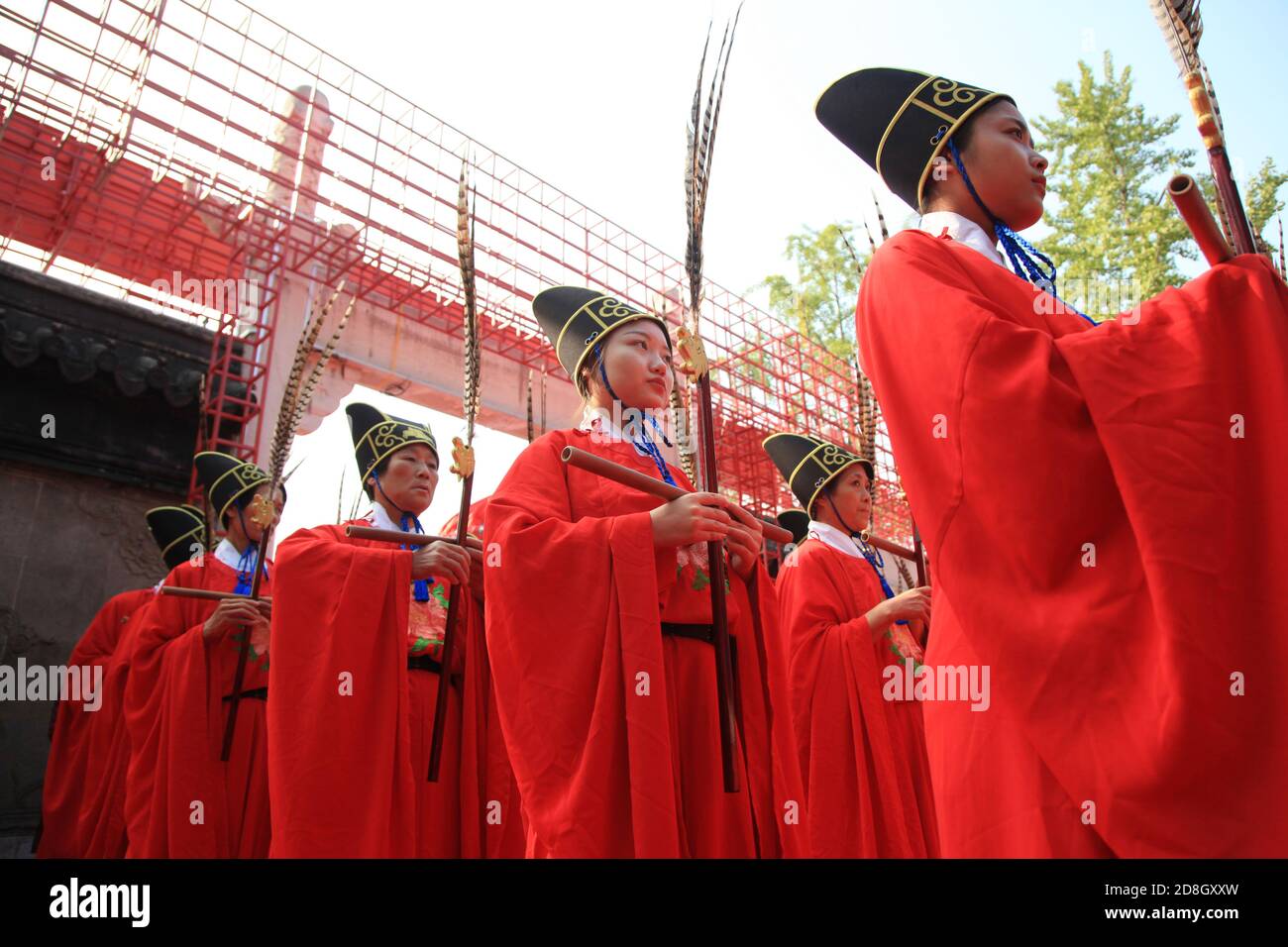Descendants of Confucius, a Chinese philosopher and politician of the ...