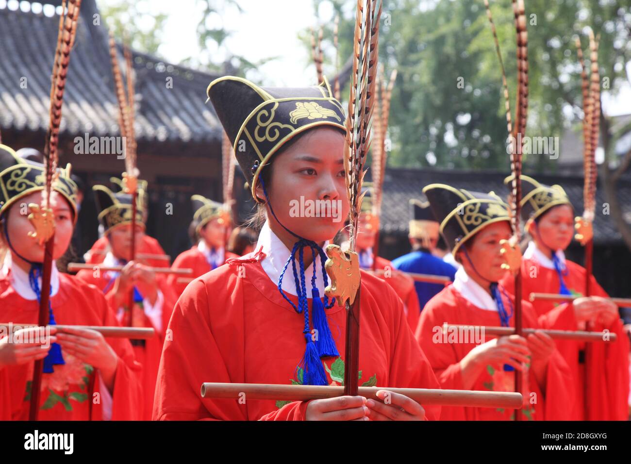 Descendants of Confucius, a Chinese philosopher and politician of the ...