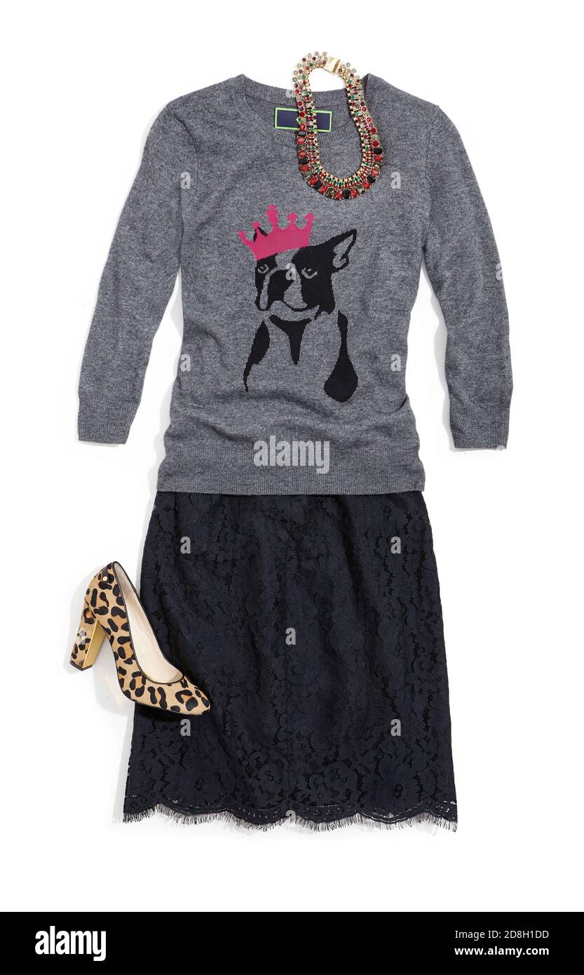 Leopard print shirt on white background Cut Out Stock Images & Pictures ...