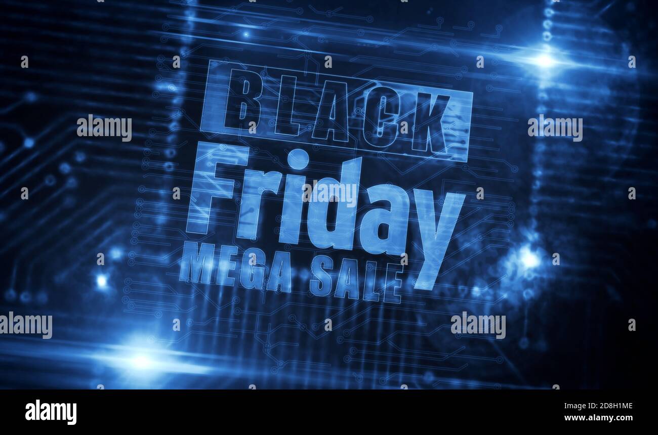 Black Friday sale, digital shopping, cyber business, marketing, online ...