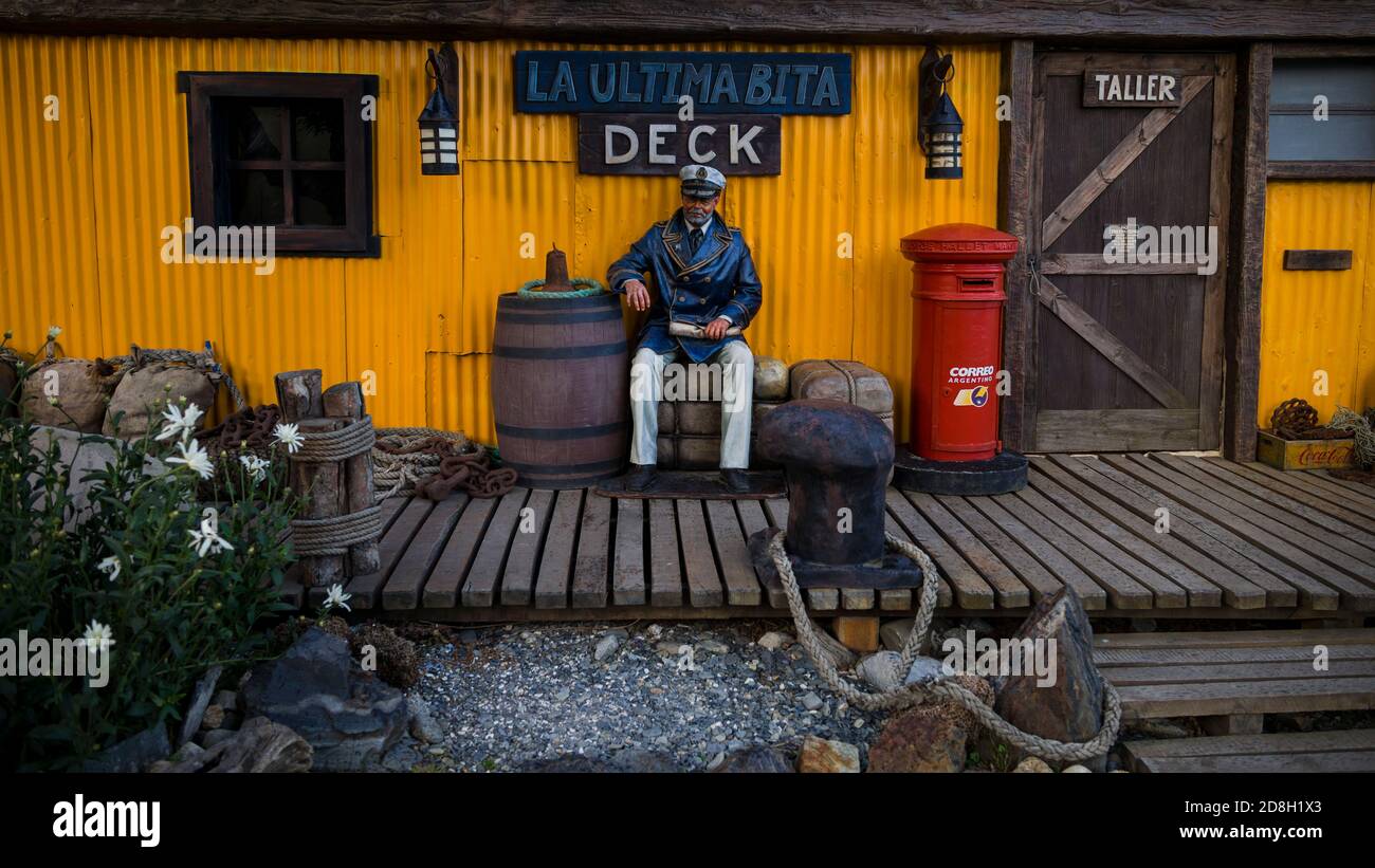 --FILE--The street view of the southernmost city in the world, known as ...