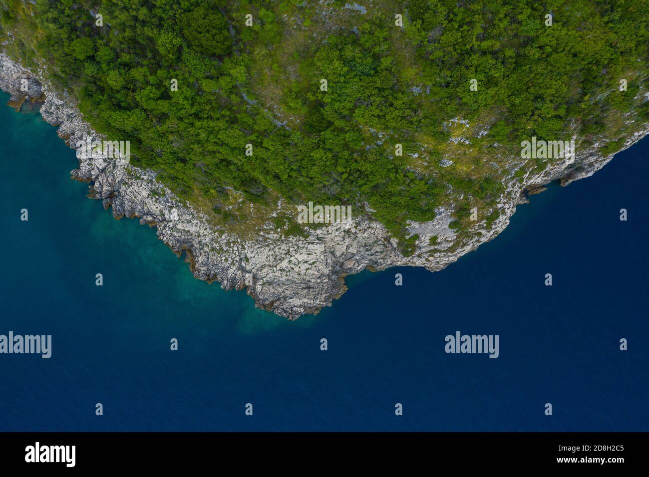Croatian coastline aerial view hi-res stock photography and images - Alamy
