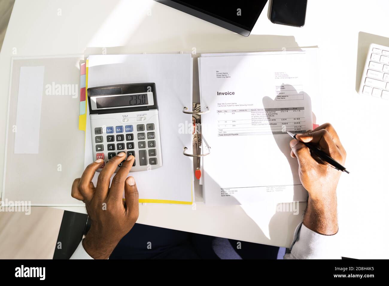 Black accounting hi-res stock photography and images - Alamy